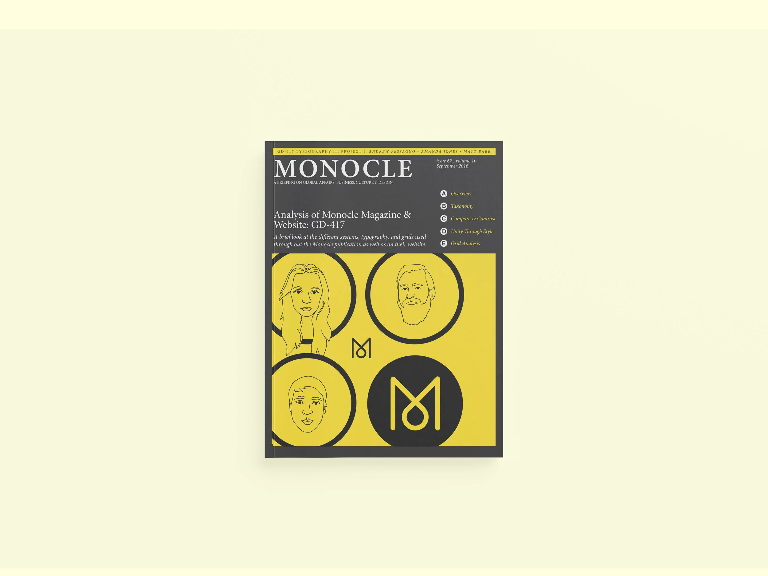 Monocle Magazine Layout