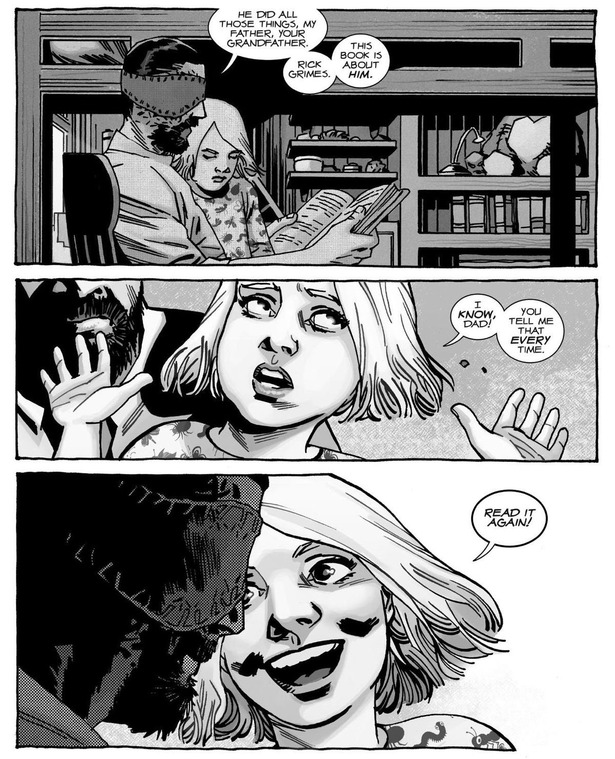 Rick Grimes Comic Vs Tv