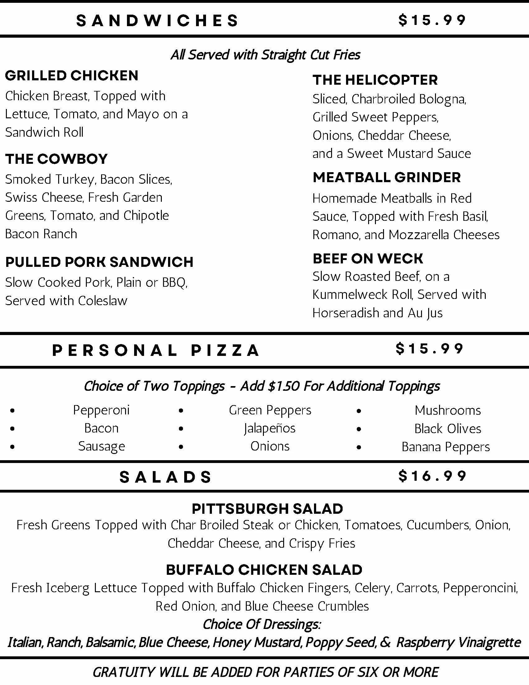 Food — 64 On The Rocks