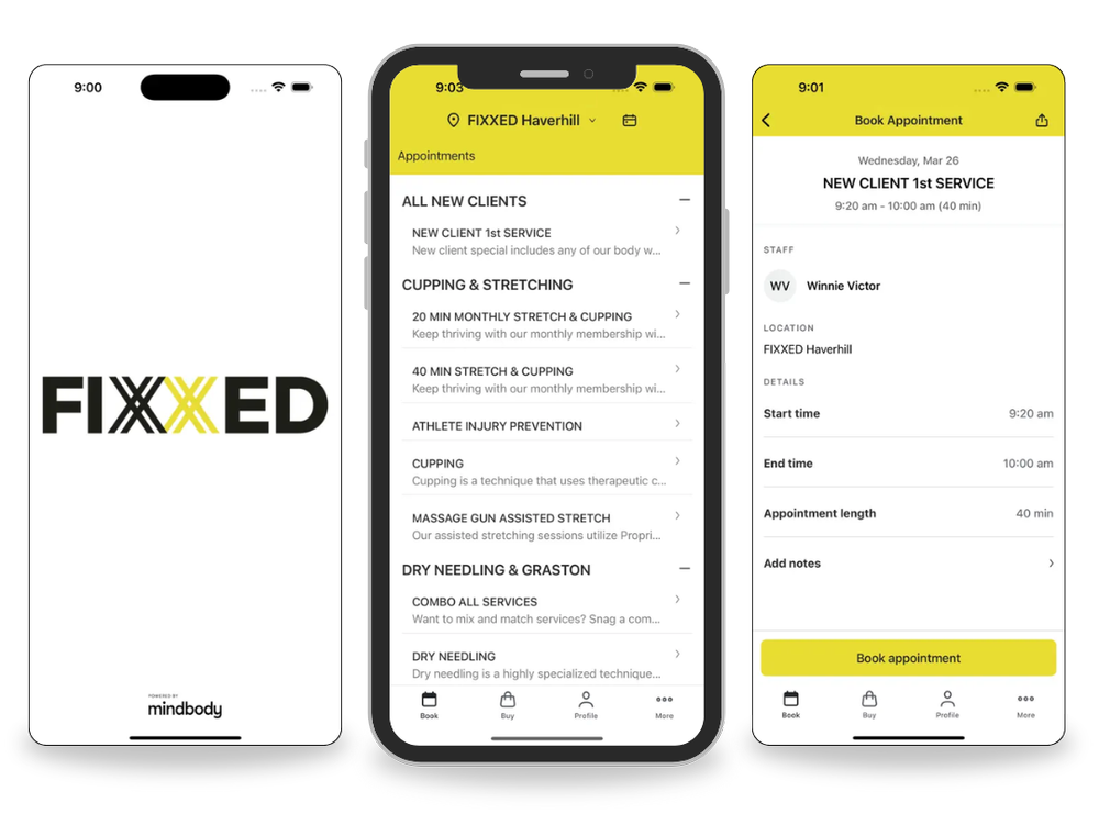 Book a Fixx | Schedule Your Appointment — FIXXED