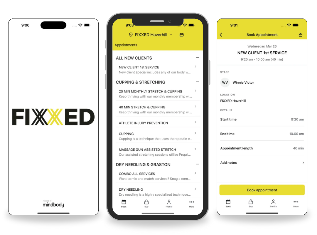 Book a Fixx | Schedule Your Appointment — FIXXED