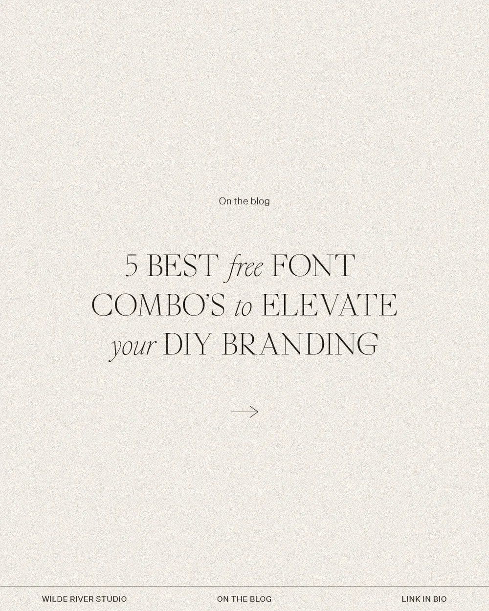 5 Free font combos to elevate your brand — Wild Theory