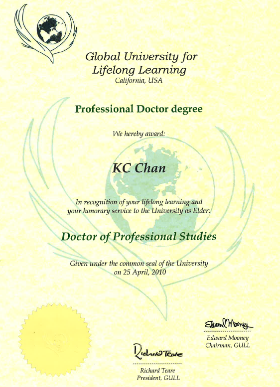 Dr KC Chan