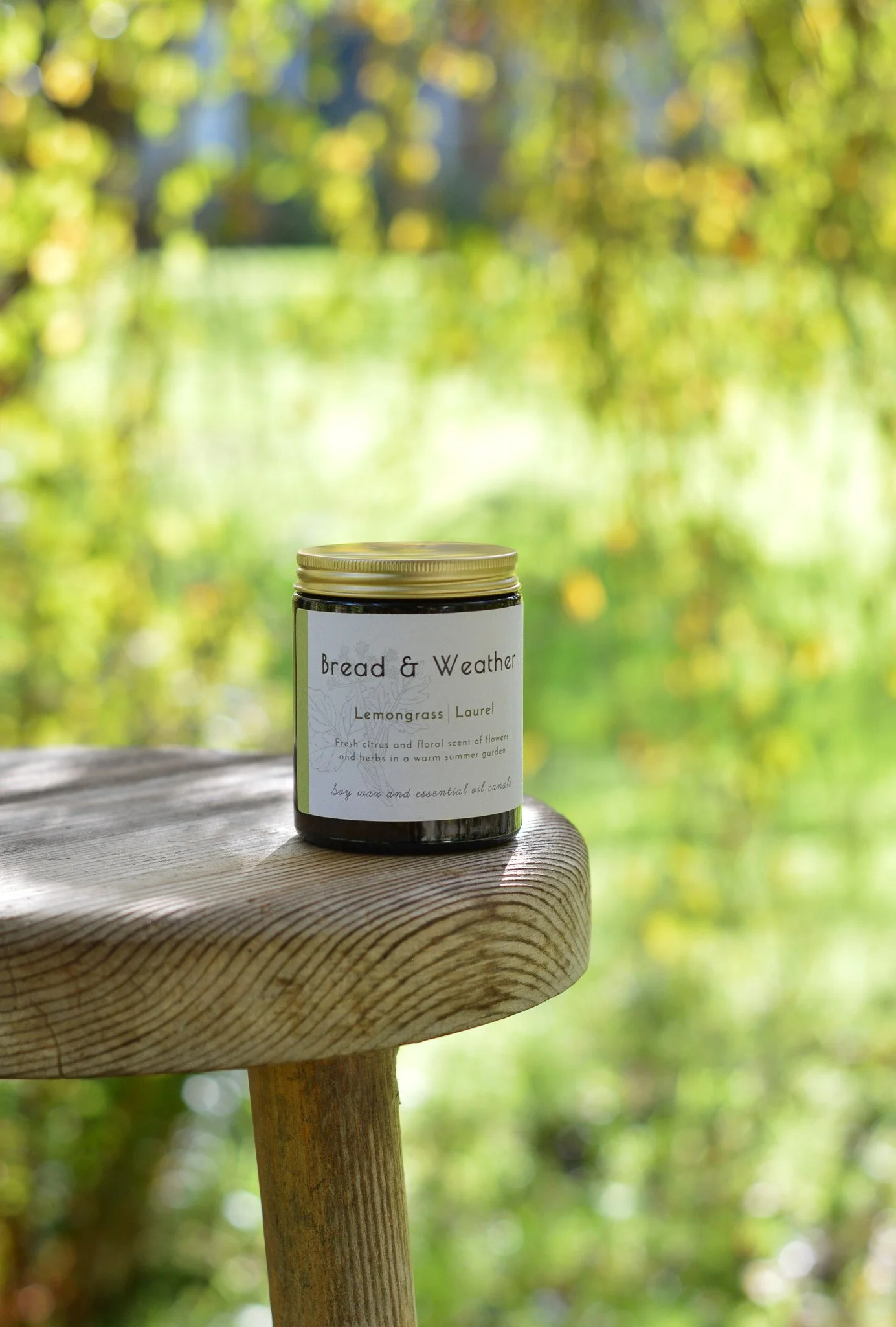 Geranium Vetiver Candle | Botanical Soy Candle for Stress Relief ...