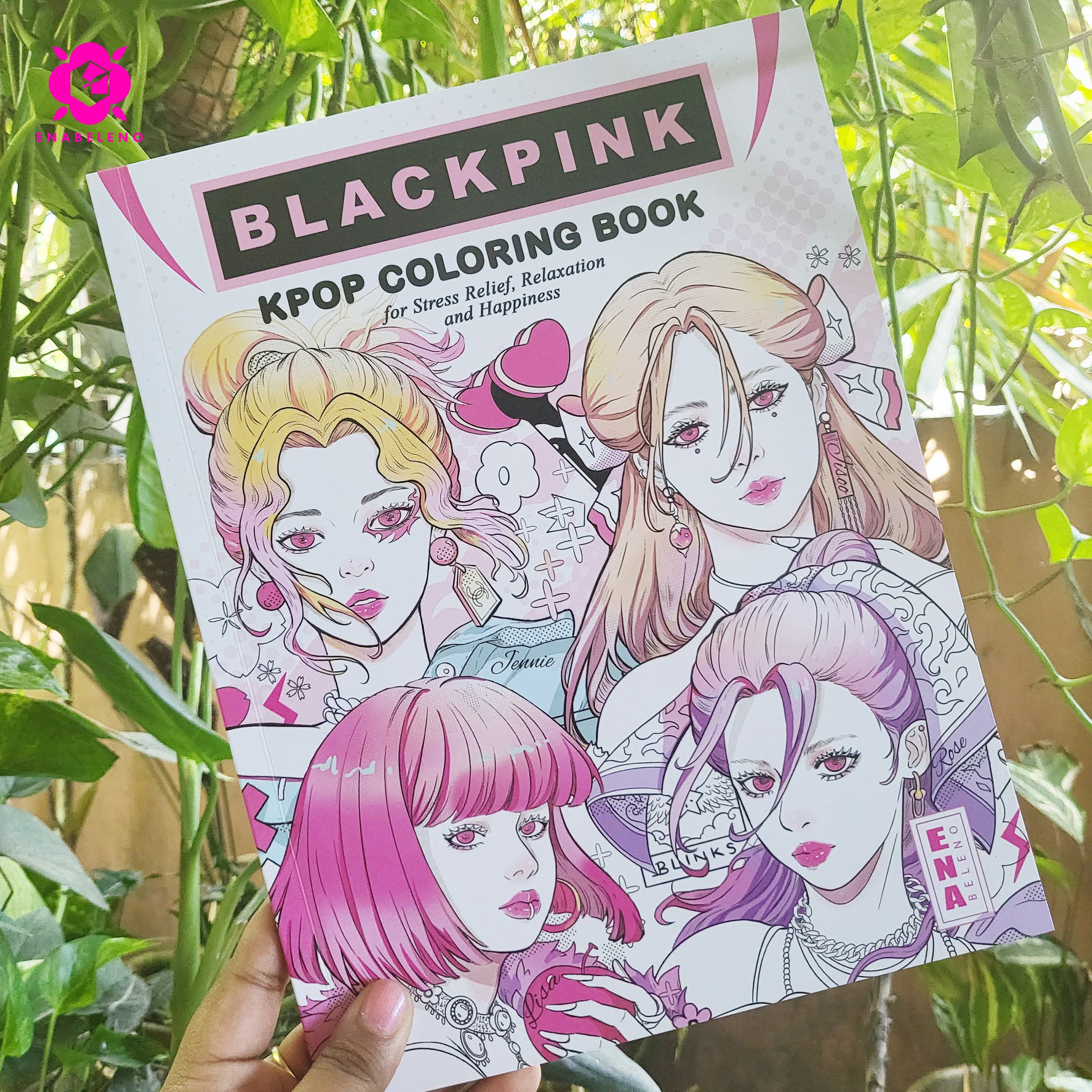 BLACKPINK Kpop Coloring Book — ENABELENO