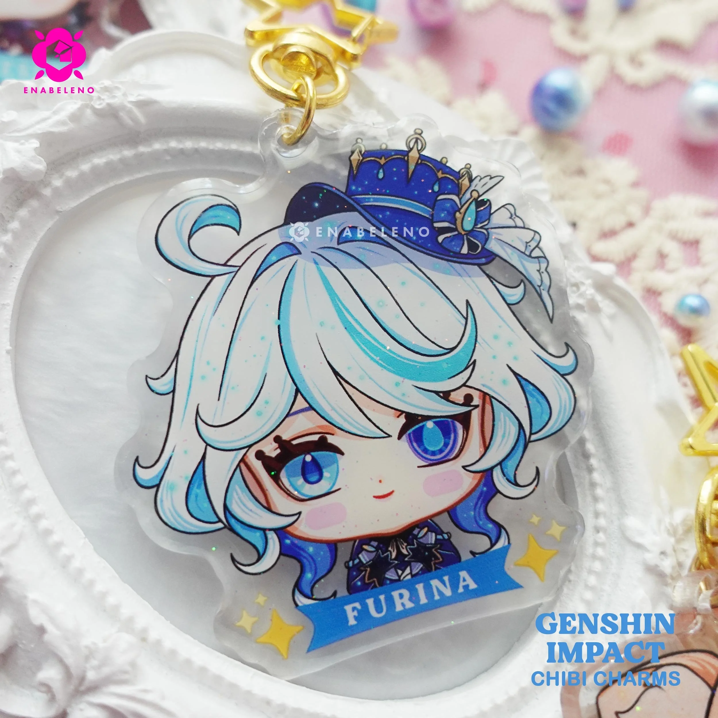 Fontaine Genshin Impact Chibi Charms — ENABELENO
