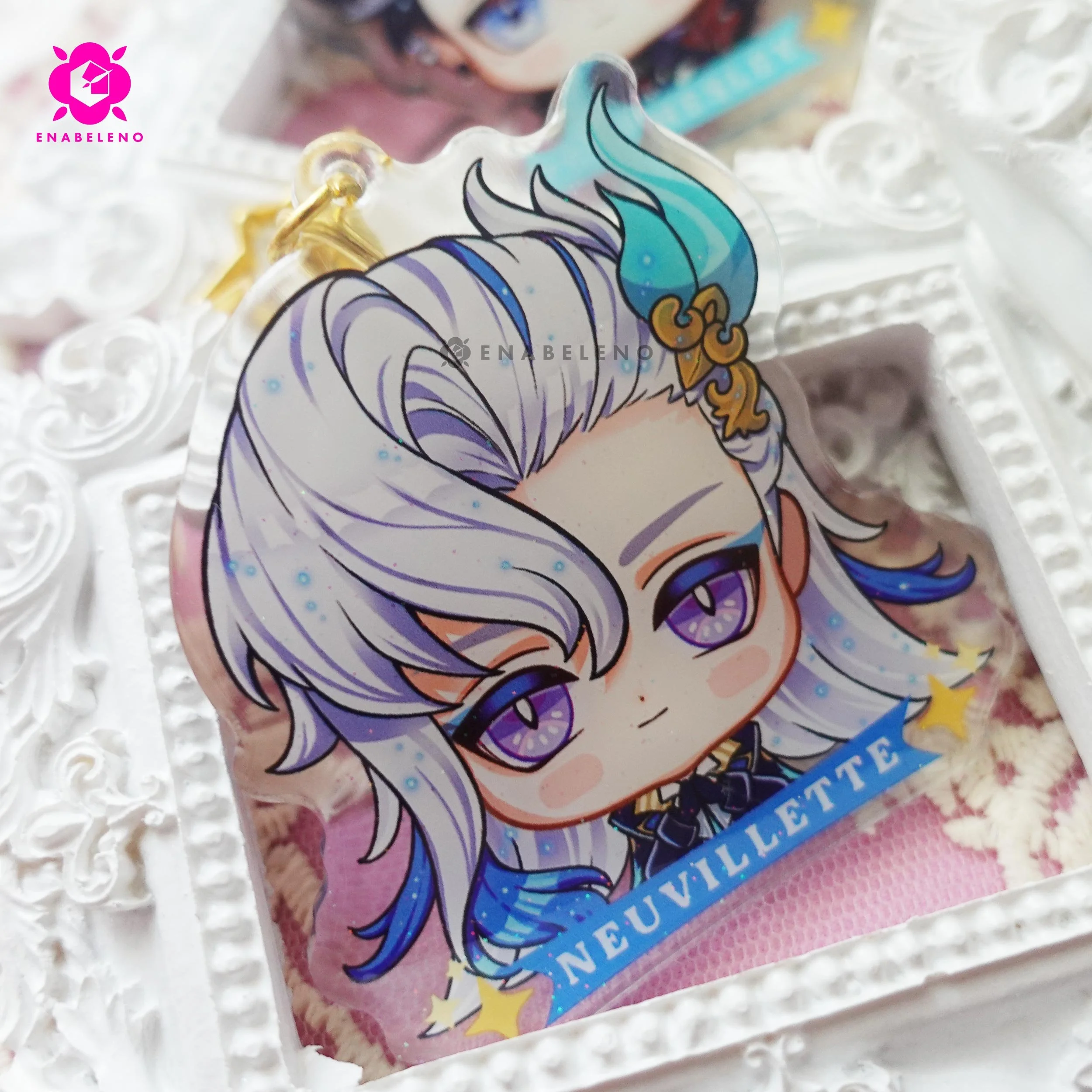 Fontaine Genshin Impact Chibi Charms — ENABELENO