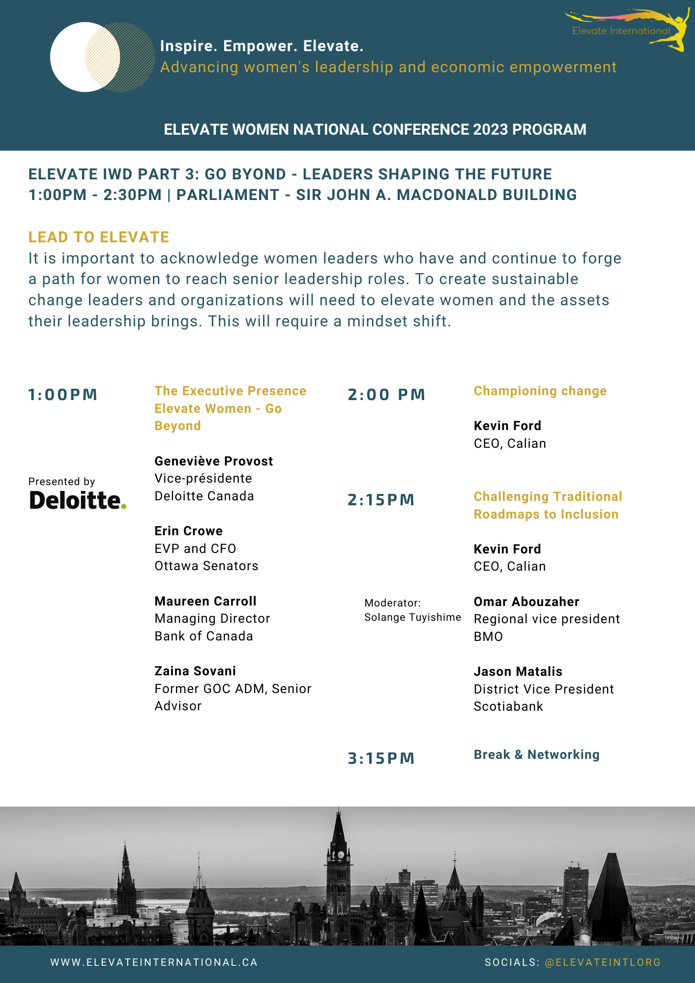 International Women’s Day — Elevate International