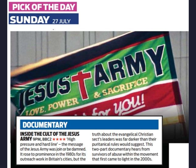 Inside the Jesus Army — Ellena Wood Documentary Director
