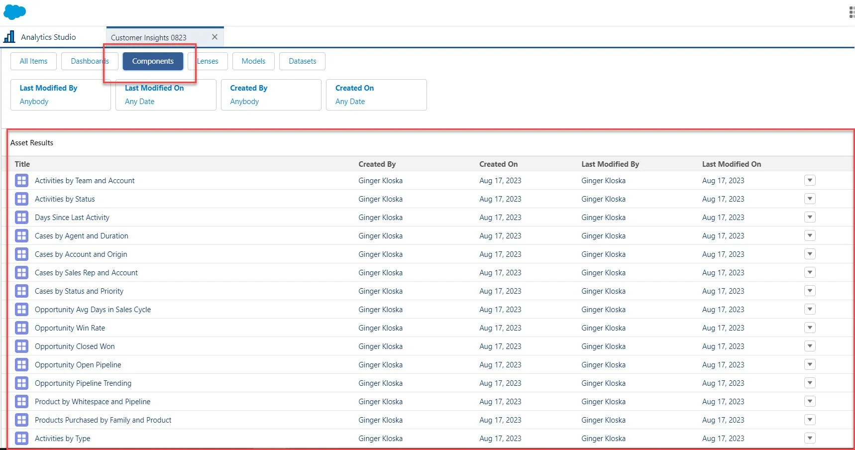 Leveraging reusable components in CRM Analytics — Einstein Blogger