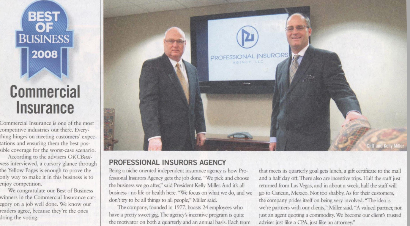 Professional Insurors In The News - Media Recognition - Professional ...