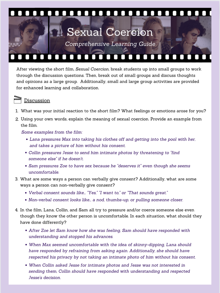 Learning Guides — SexEdVA