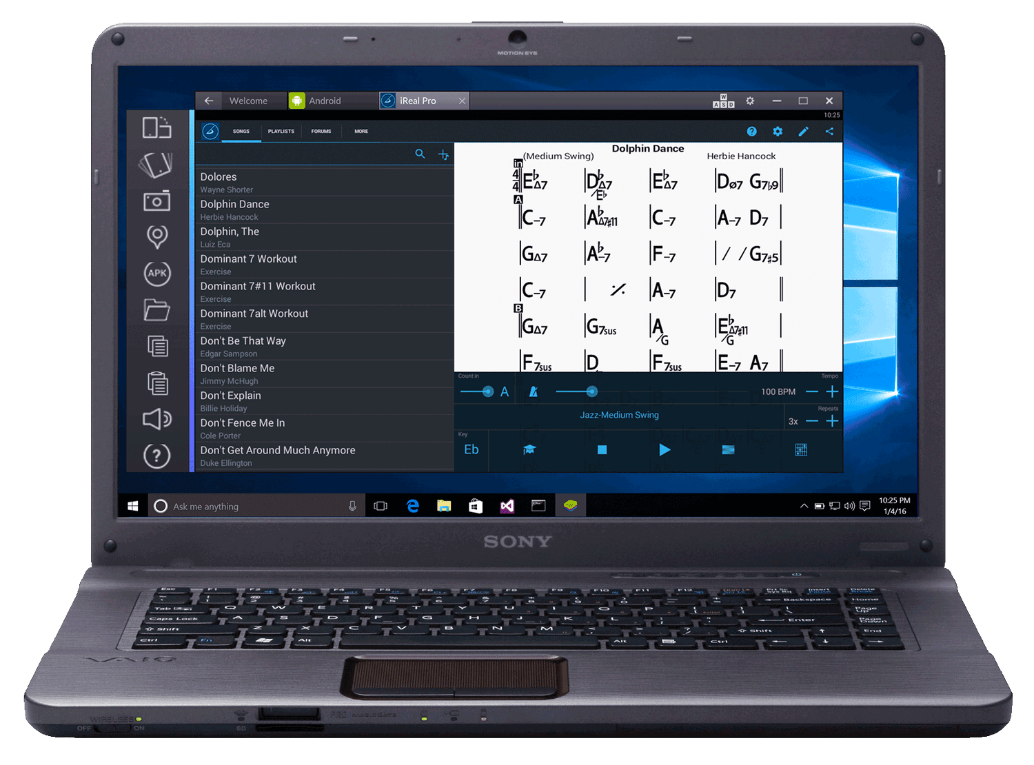 Blue Stacks — iReal Pro