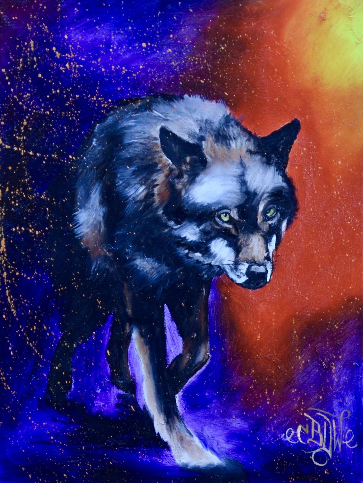 Available Art — Uprising Art By Carlin Bear Dont Walk