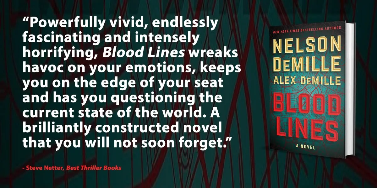 Blood Lines By Nelson DeMille & Alex DeMille — the best thriller books