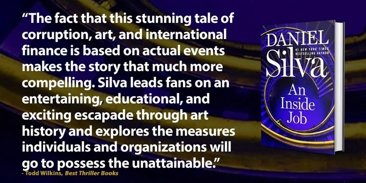 An Inside Job By Daniel Silva — the best thriller books