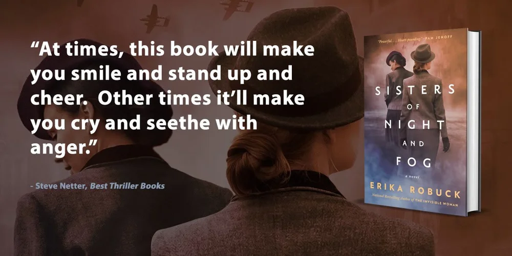 Sisters Of Night And Fog By Erika Robuck — the best thriller books