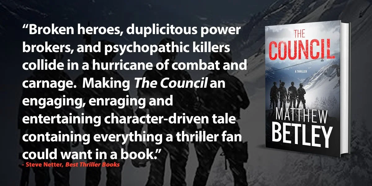 The Council By Matthew Betley — the best thriller books