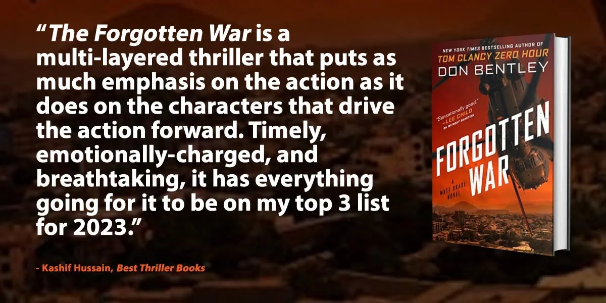 Forgotten War By Don Bentley — the best thriller books
