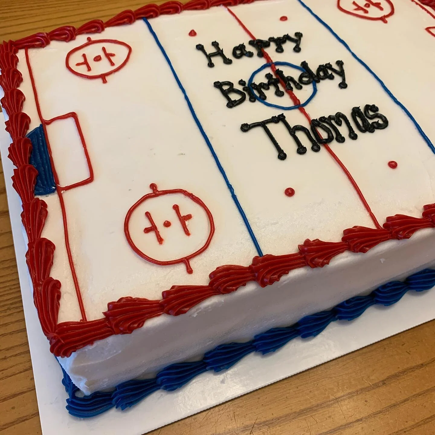 Homemade Hockey Cake