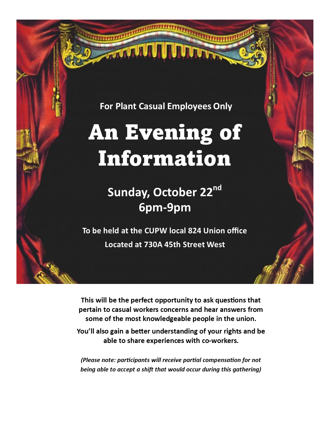 Local Courses — CUPW local 824