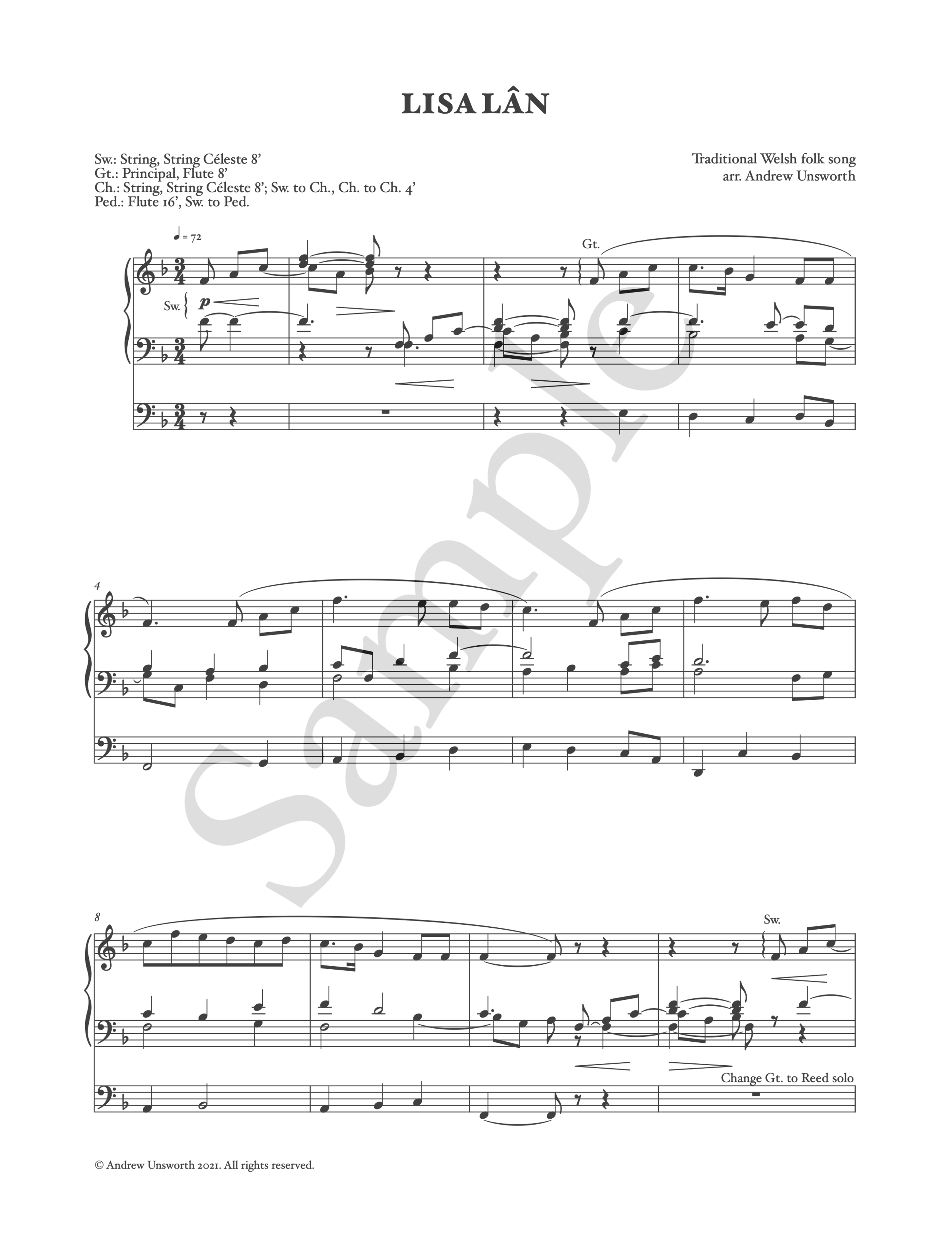 Store — Andrew Unsworth ||||| Organist
