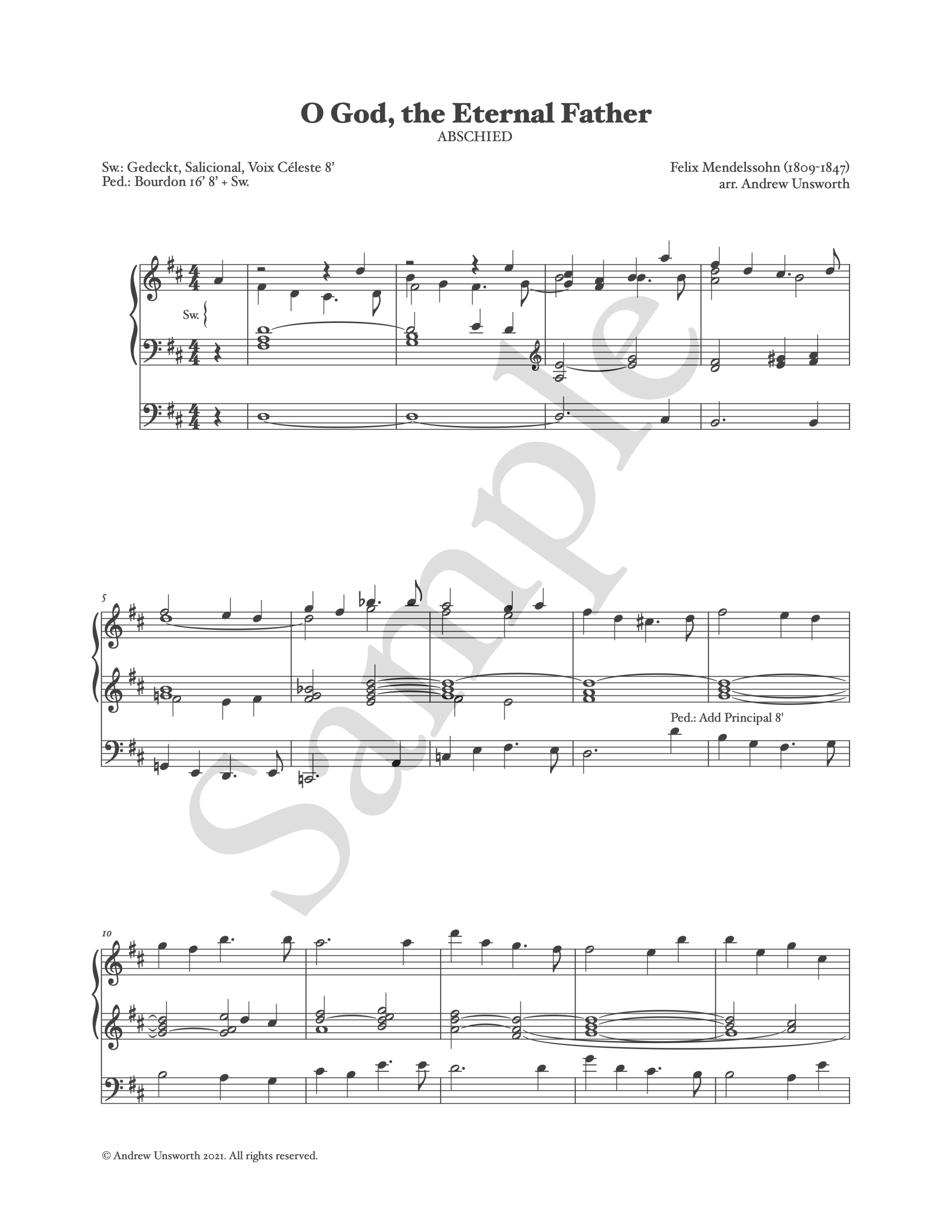 Store — Andrew Unsworth ||||| Organist