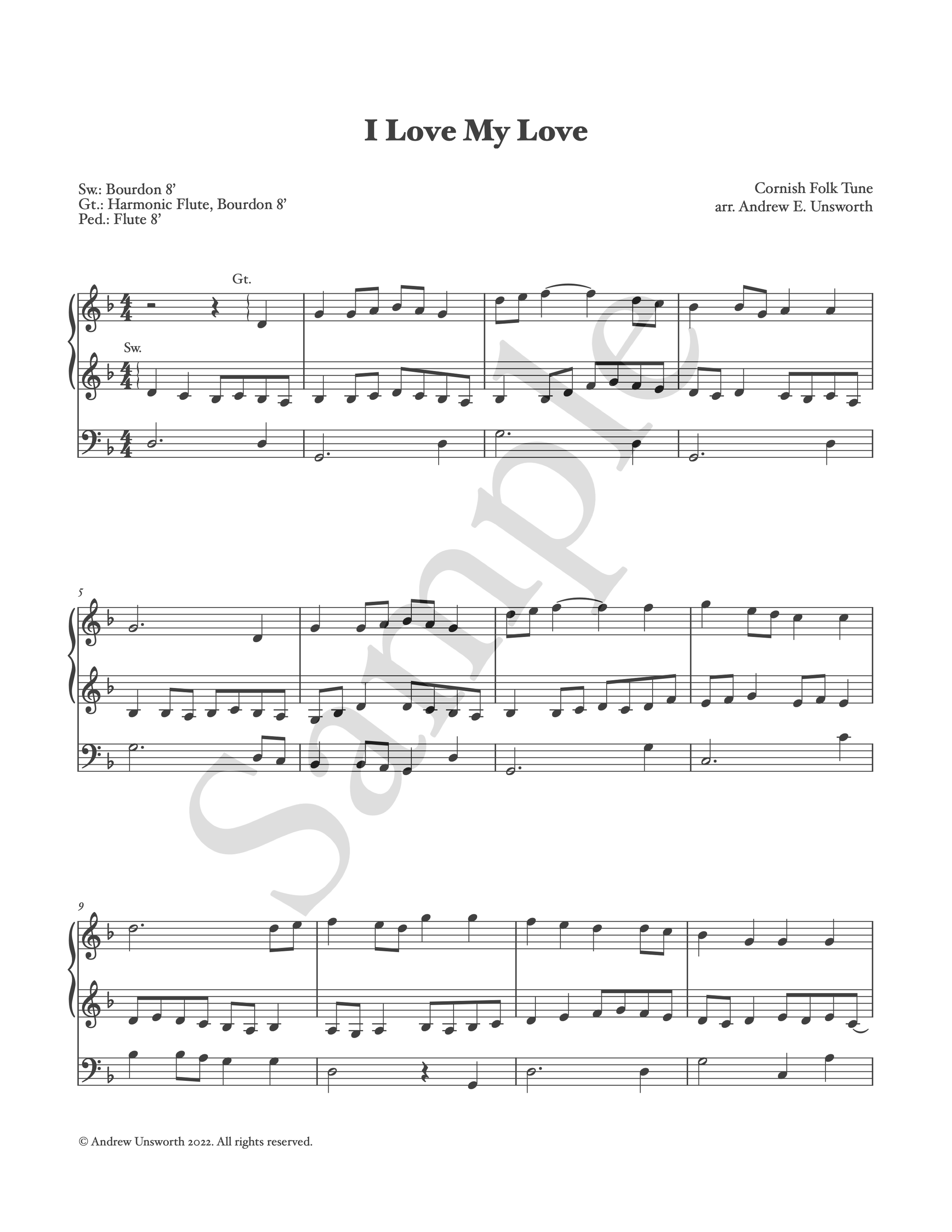 Store — Andrew Unsworth ||||| Organist