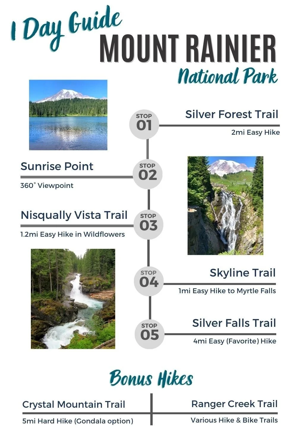 5 Easy Hikes in Mount Rainier Everyone Should Hike — Nomads in Nature