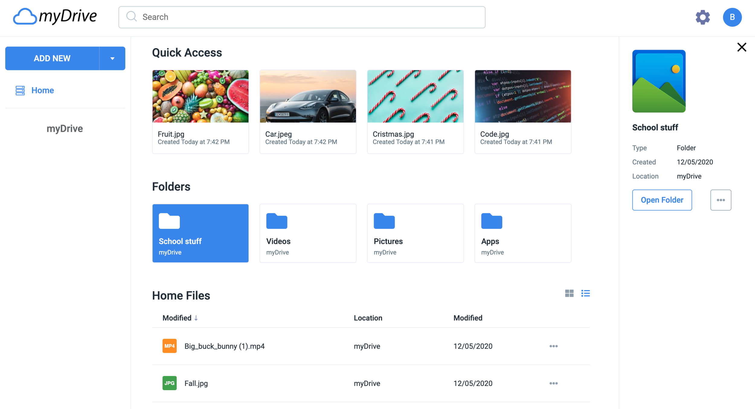 Features — myDrive