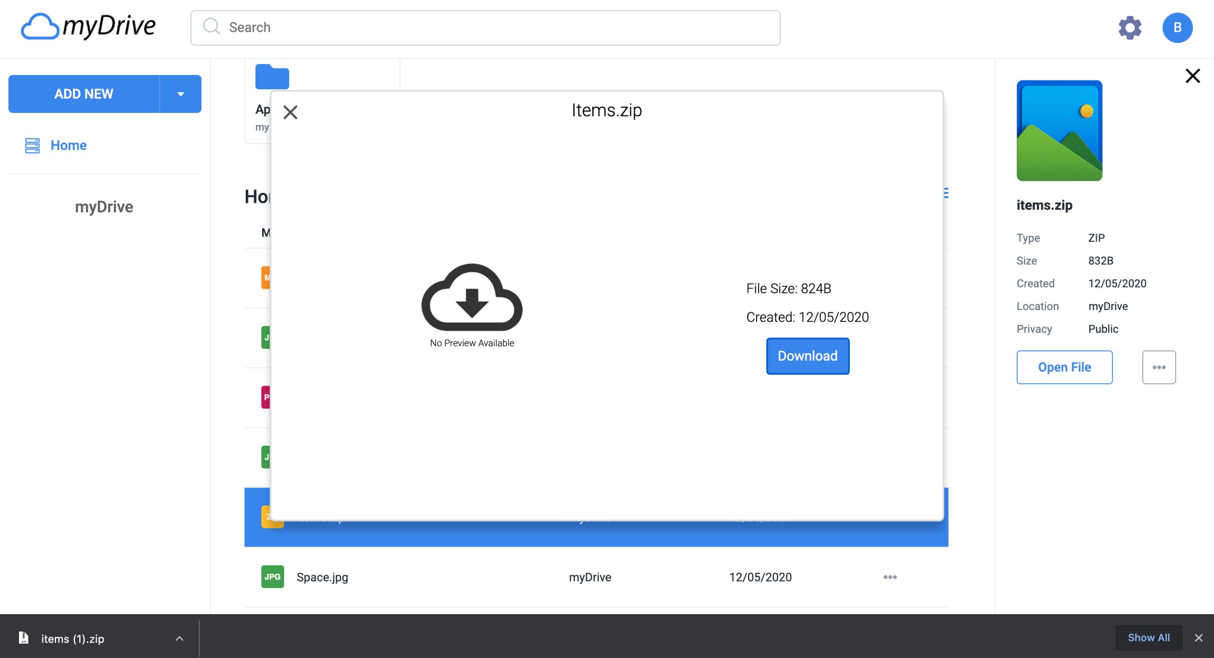 Features — myDrive