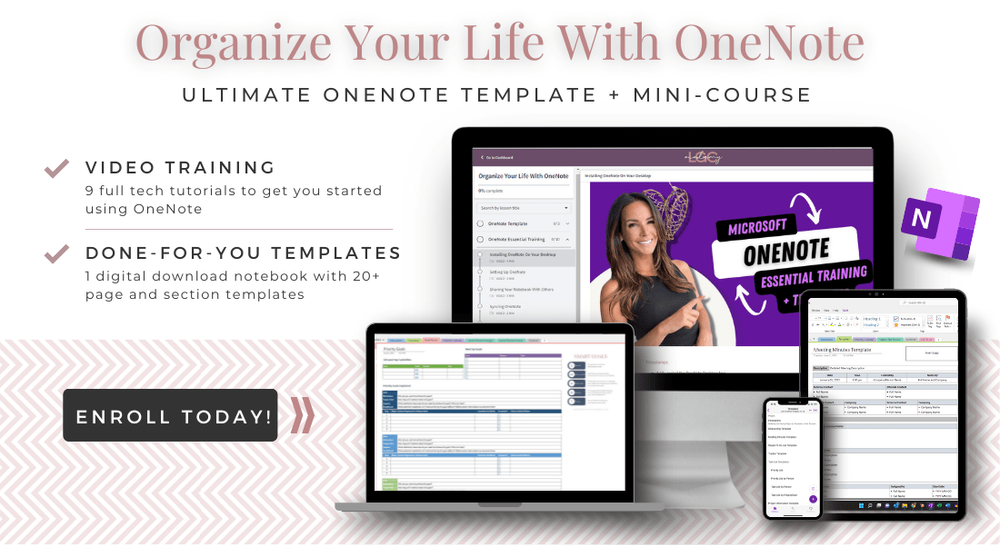 Organize Every Area of Your Life with Microsoft OneNote | LGC Academy