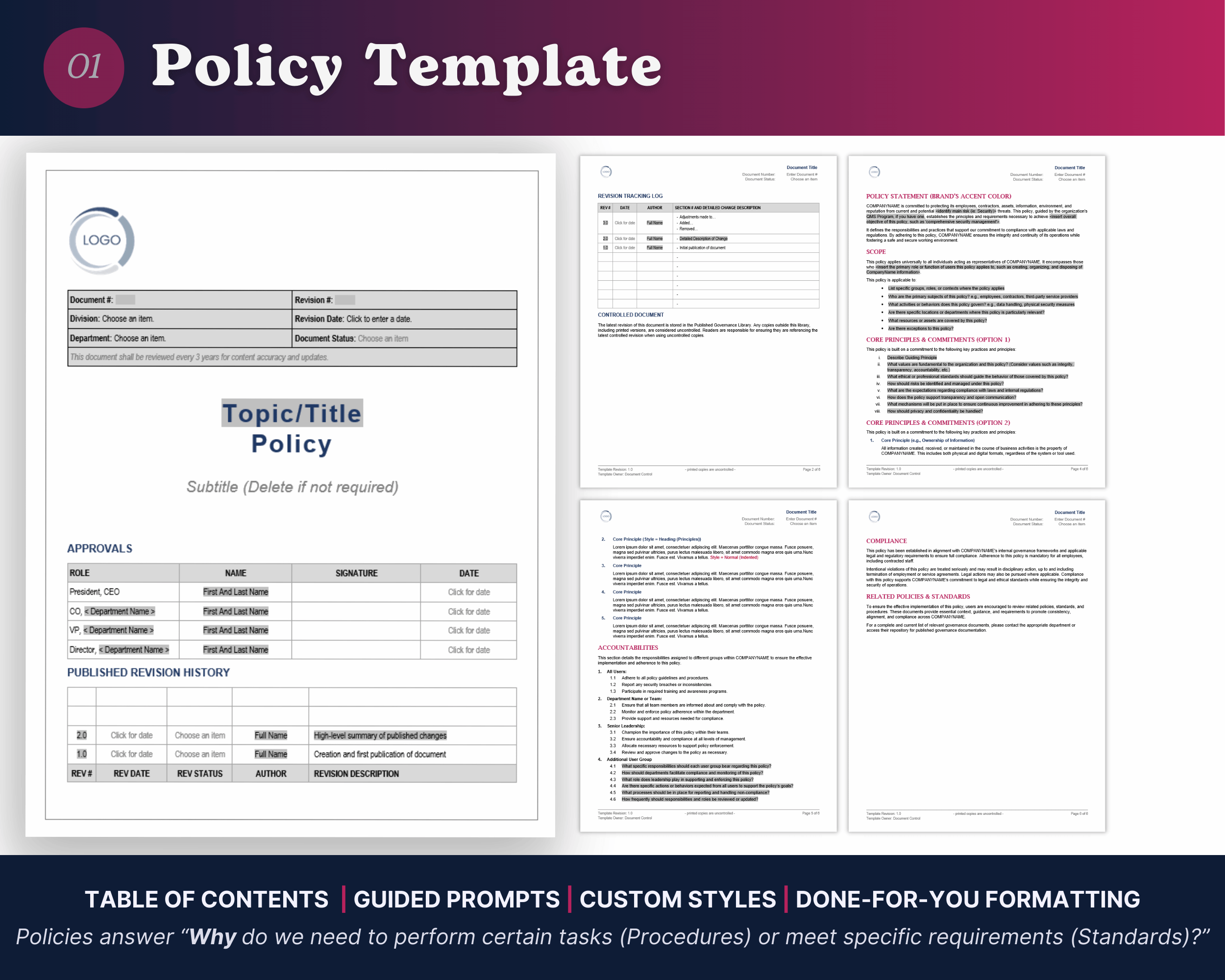 Corporate Policies | The Foundation of Compliance-Driven Businesses ...
