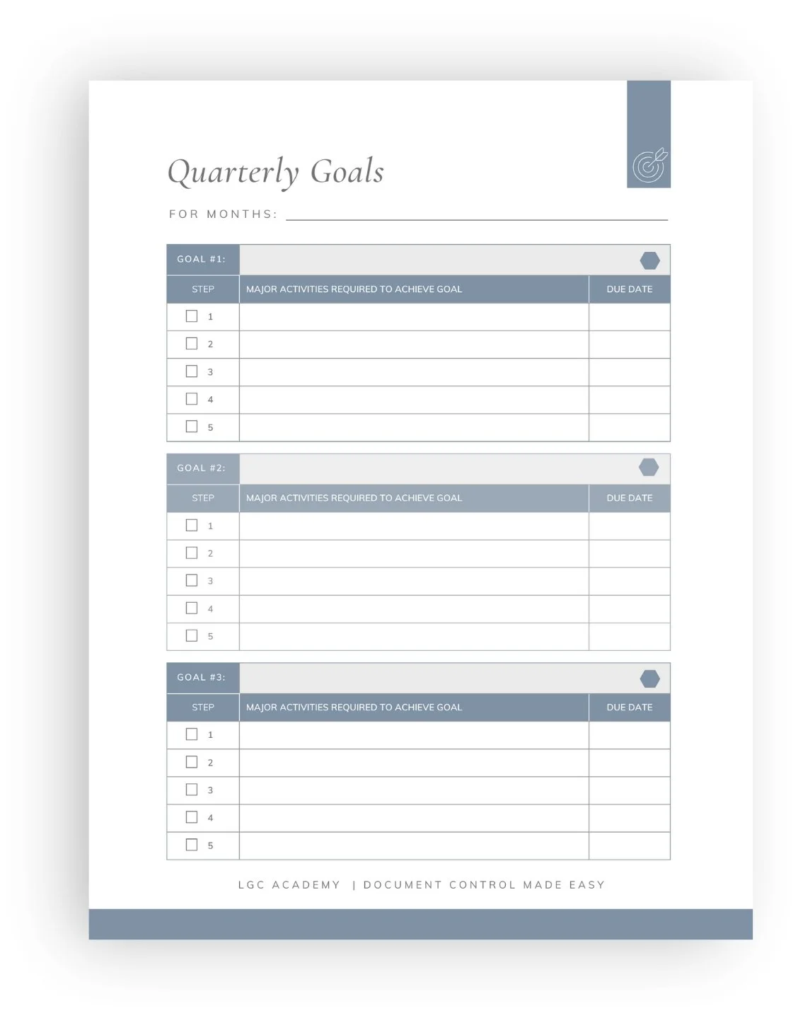 Goal Setting The Easy Way (Templates & 4 Traps to Avoid) | LGC Academy