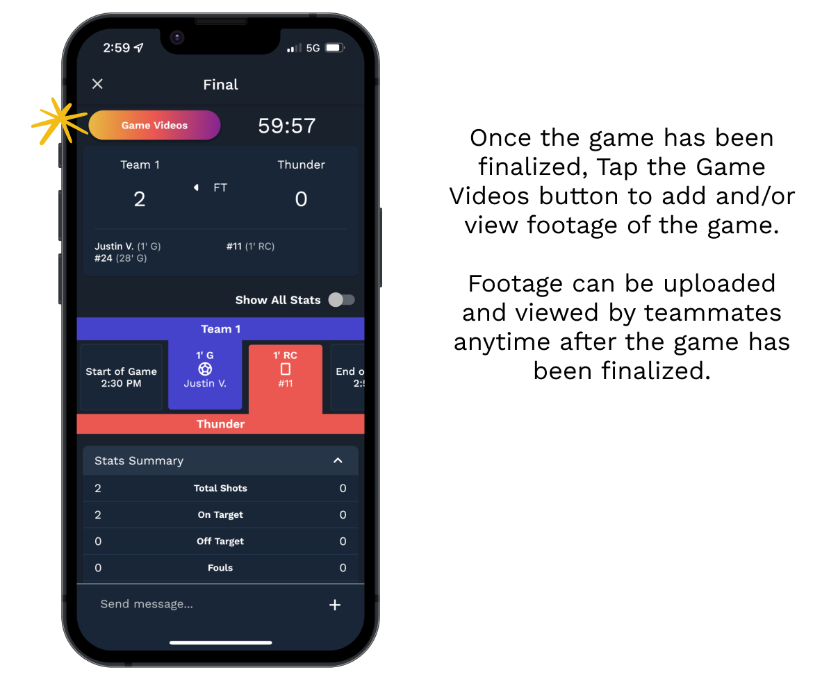 How to live score games — Praxis Sports