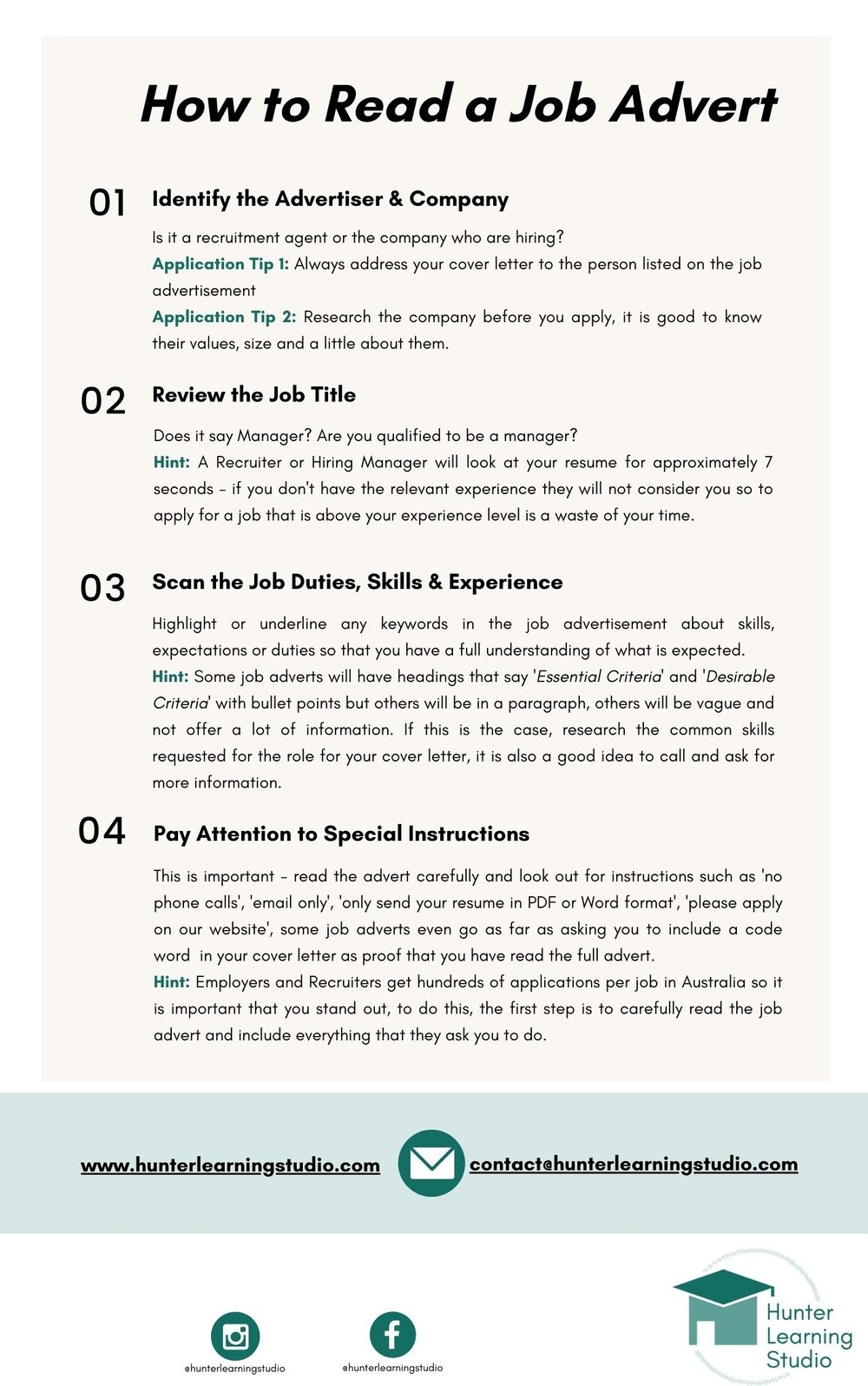 How to Read a Job Advert (in English) — Jobspeak Academy - Career ...