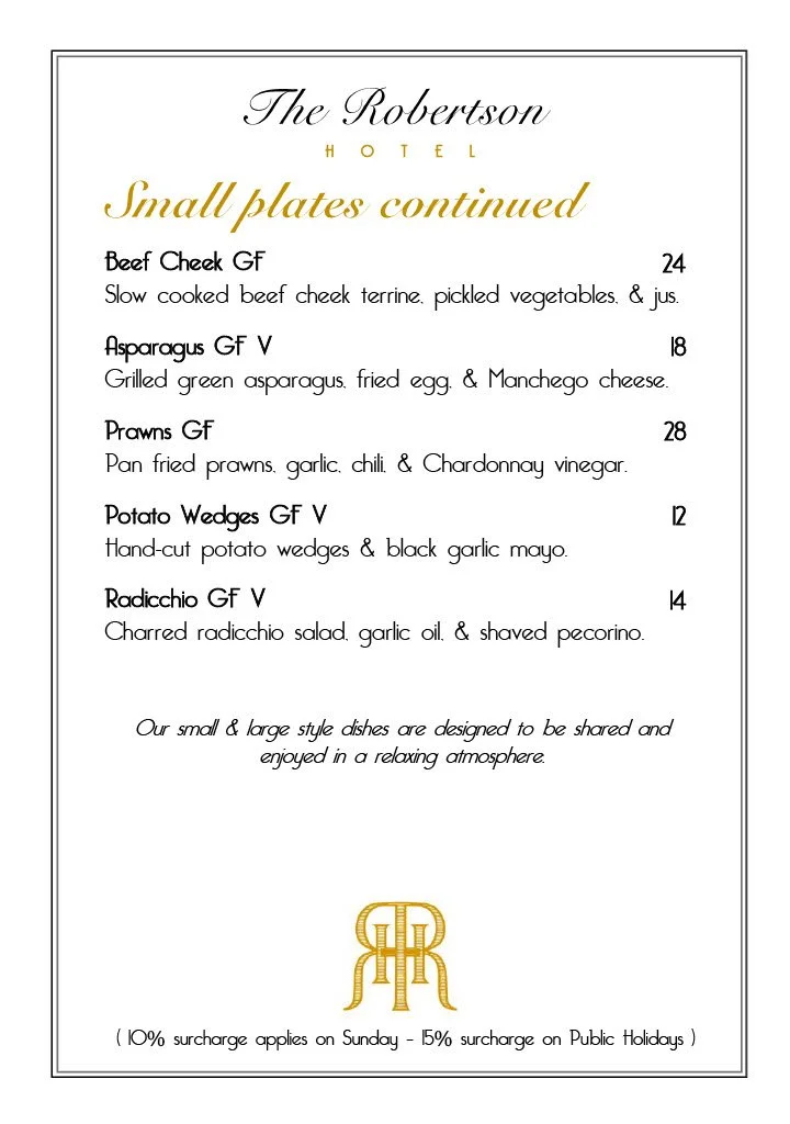 The Robertson Restaurant — The Robertson Hotel