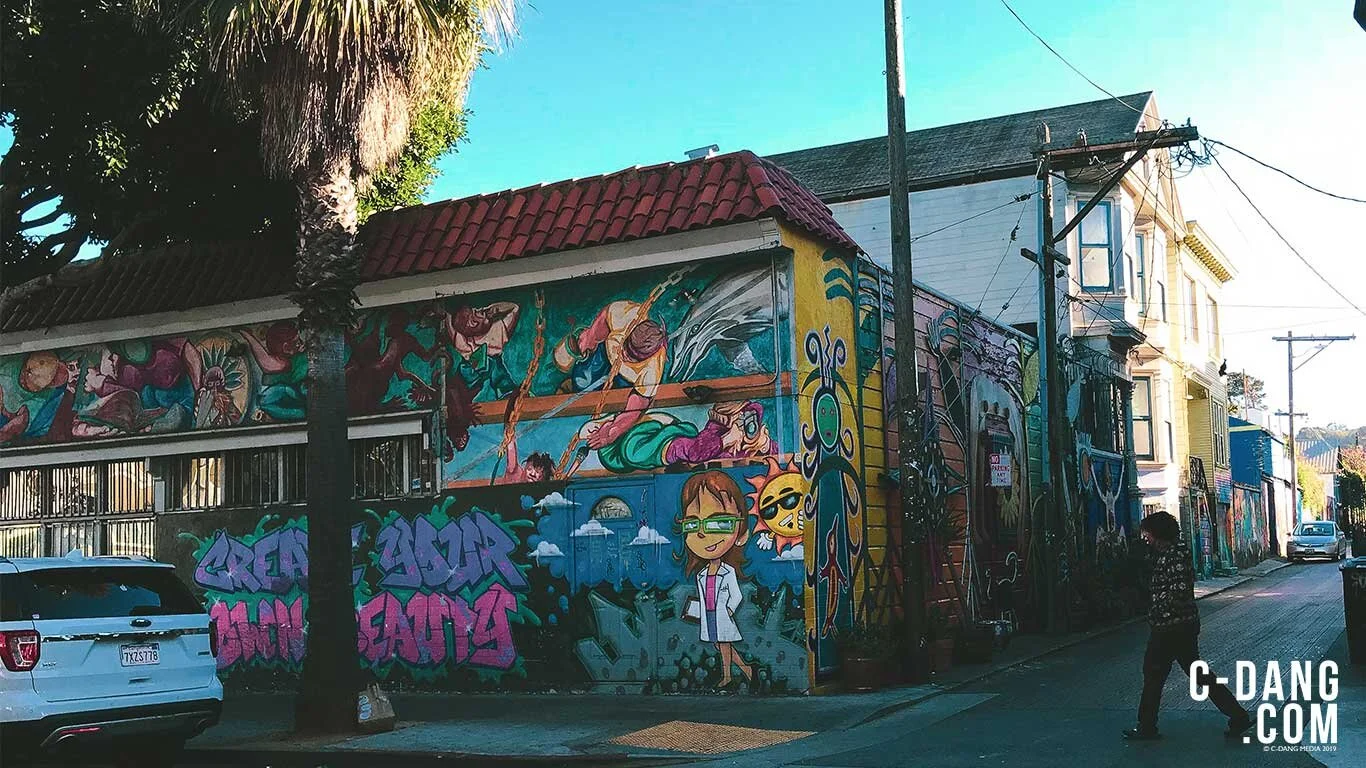 Graffiti Murals in Mission District ‣ San Francisco, Cali — C-DANG