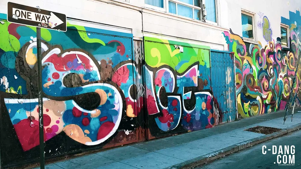 Graffiti Murals in Mission District ‣ San Francisco, Cali — C-DANG