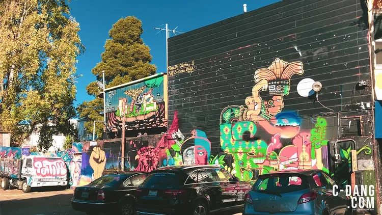Graffiti Murals in Mission District ‣ San Francisco, Cali — C-DANG