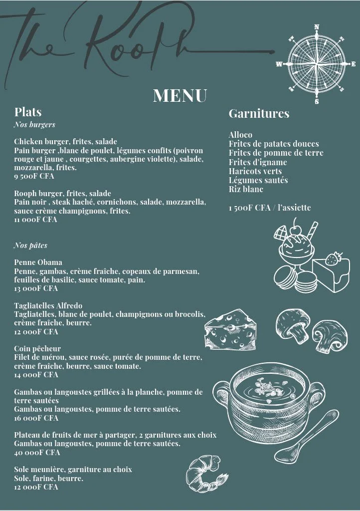 Menu — The RooPh