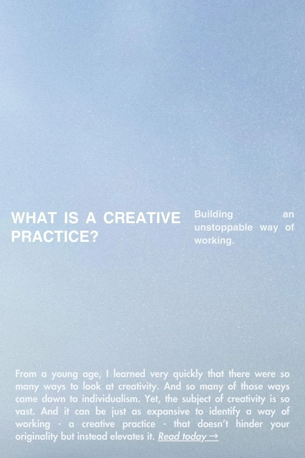 What is a Creative Practice: Building an Unstoppable Way of Making Art ...