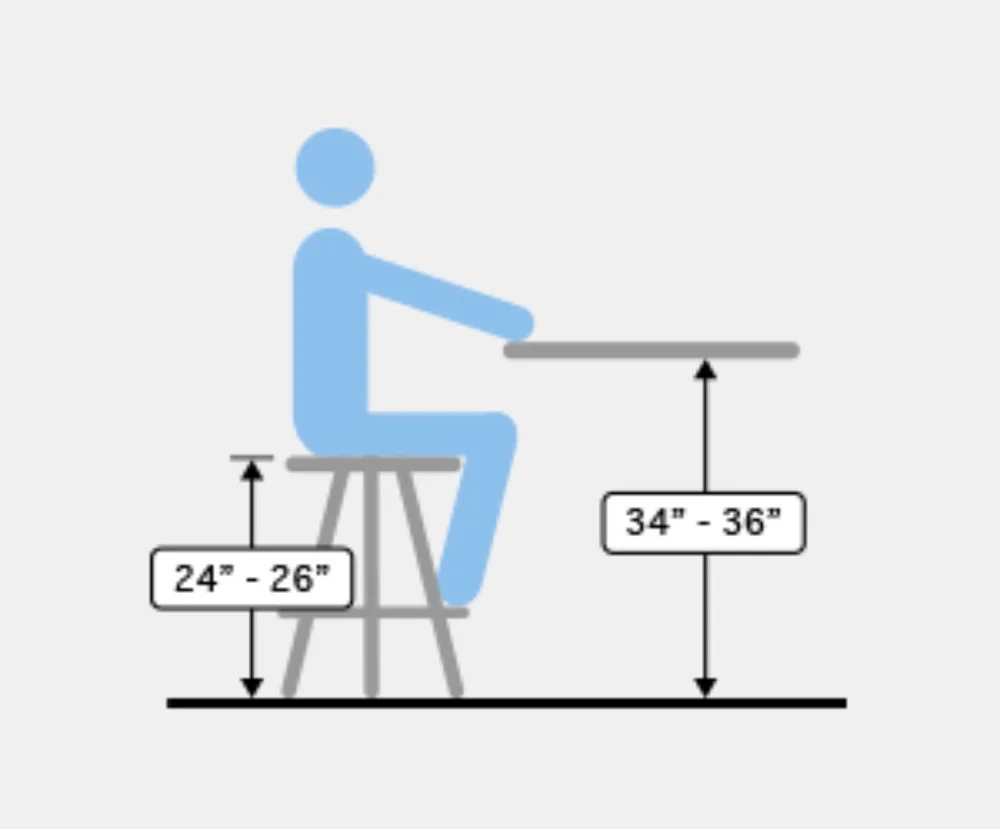 Table Height Dimensions - Quick Reference — stubby K studio