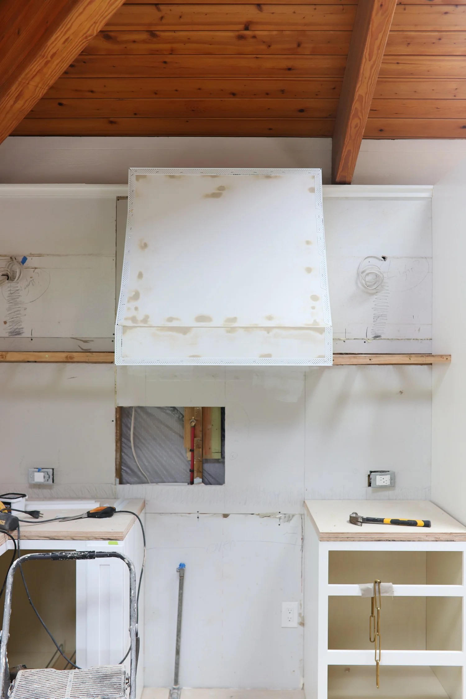DIY: How to Make a Plaster Range Hood — Hawaii Interior Designer ...