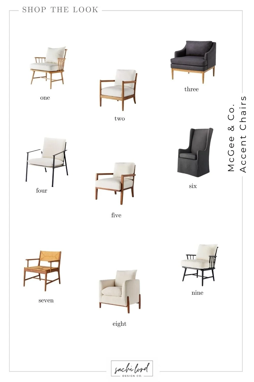 Studio Mcgee Accent Chairs