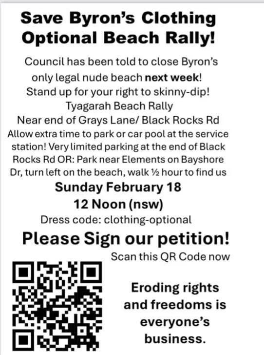 A campaign to save Tyagarah Clothing-Optional Beach. — the nude blogger.