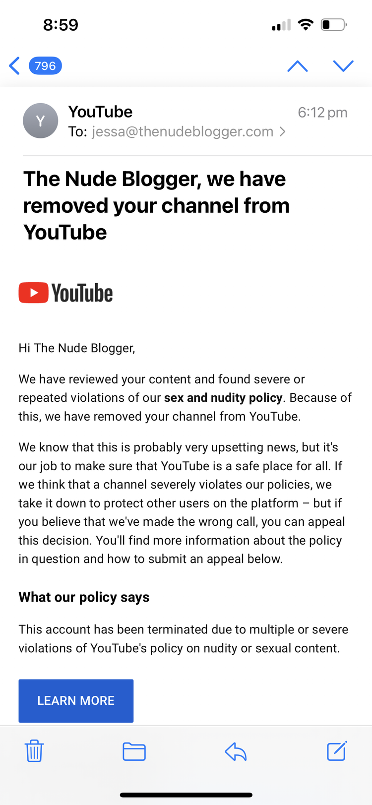 The end of an era: the termination of my YouTube channel - part 1 ...