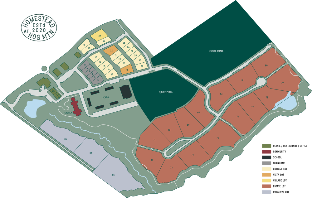 SITE PLAN — Homestead at Hog Mountain