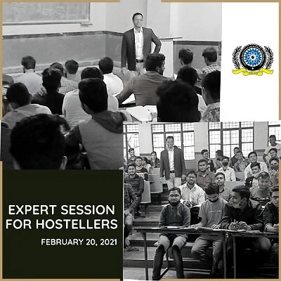 An expert lecture was organized for 1st-year hostellers students at ...