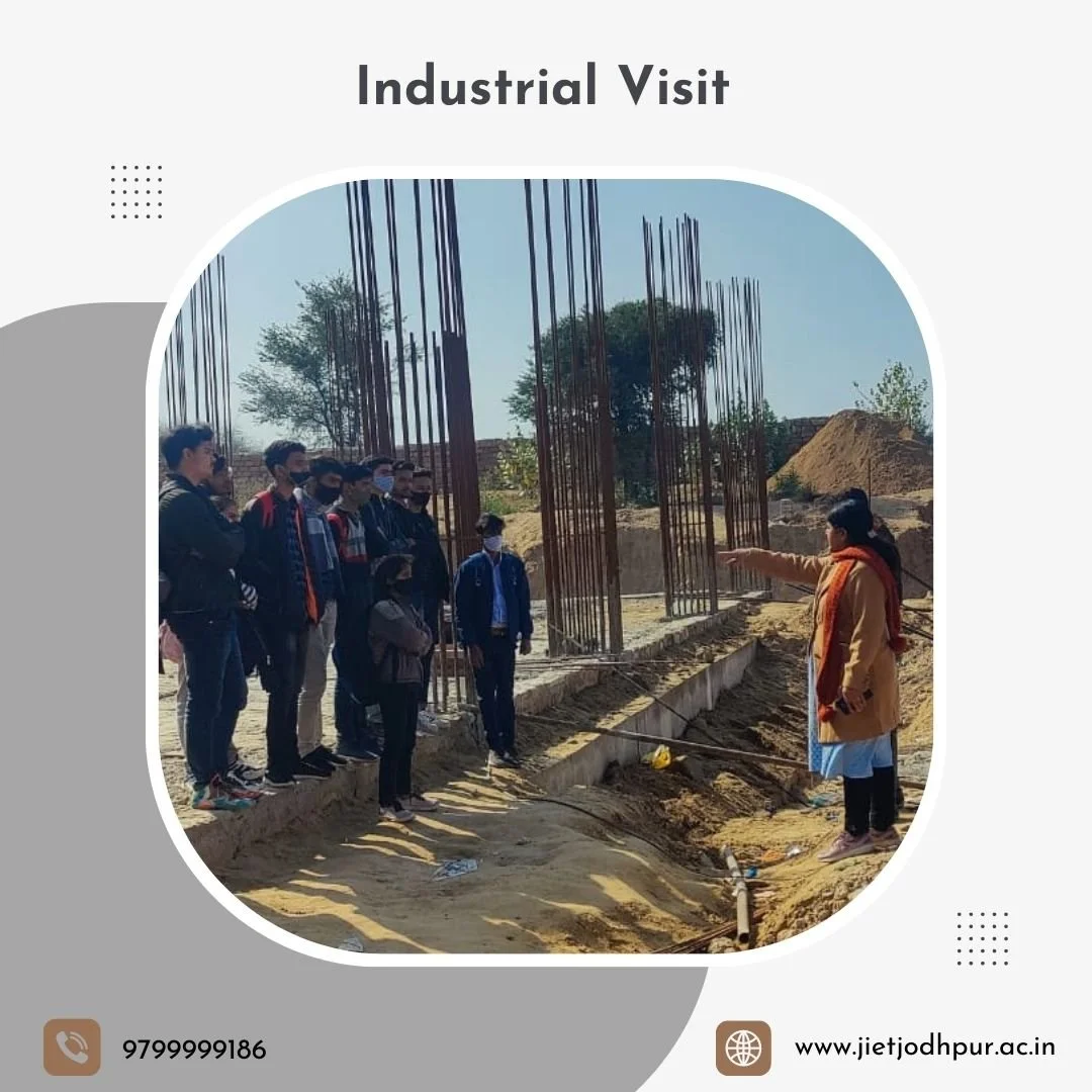 Civil engineering department of JIET visited medical college — JIET Jodhpur